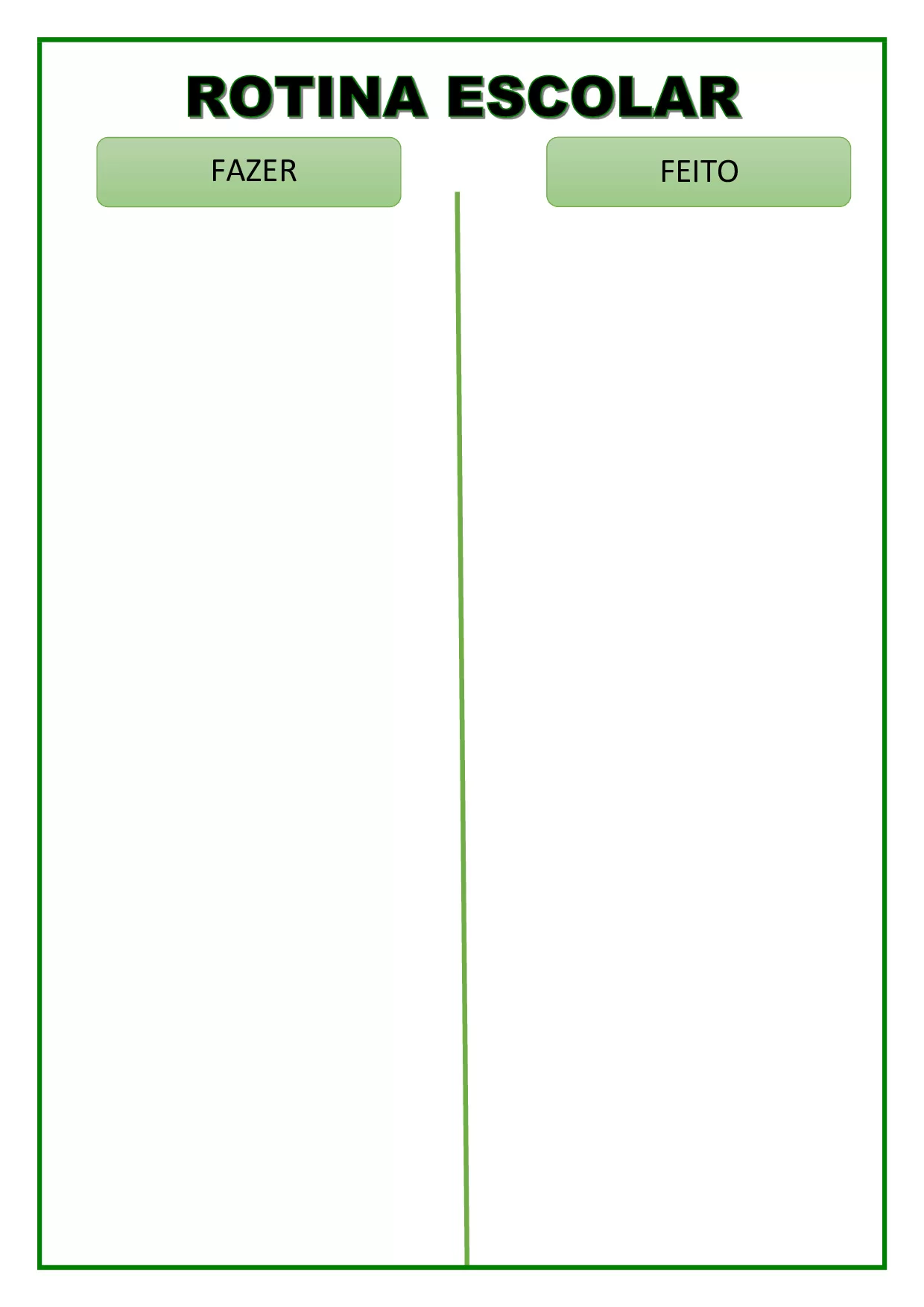 Rotina Escolar Visual para Crianças com TEA