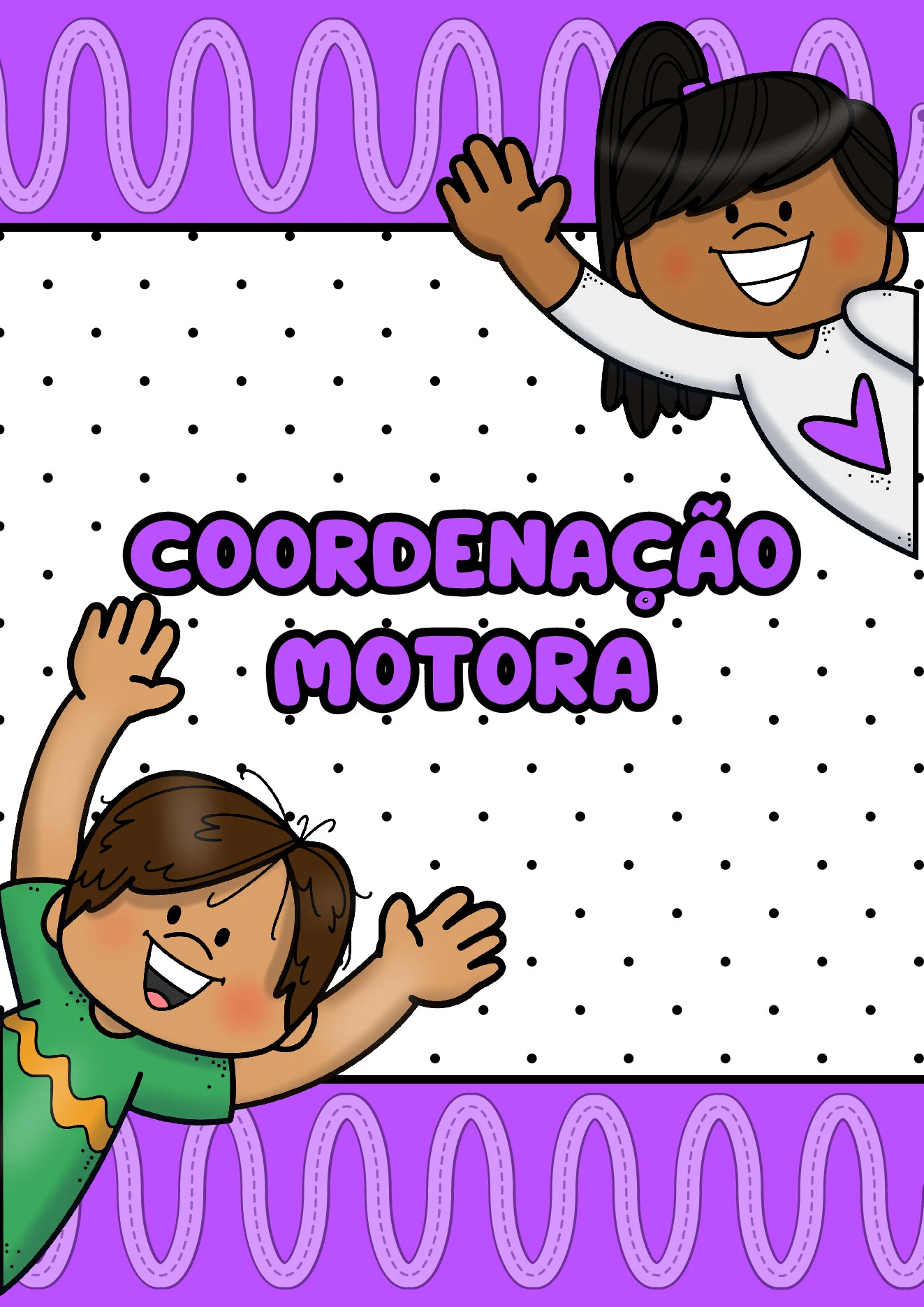 Atividades de coordenação motora pontilhado para imprimir